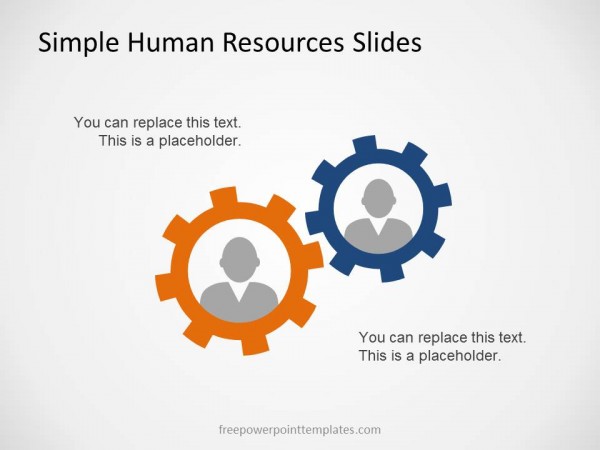 Simple Human Resources Slides for PowerPoint