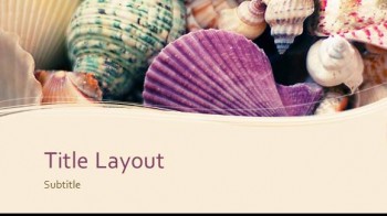 Free Seashells Template for PowerPoint Online - Free PowerPoint Templates