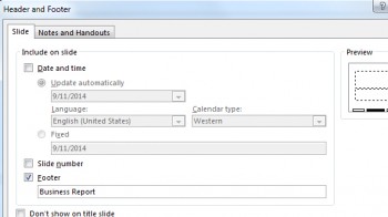 Add Headers and Footers in PowerPoint 2013 - Free PowerPoint Templates
