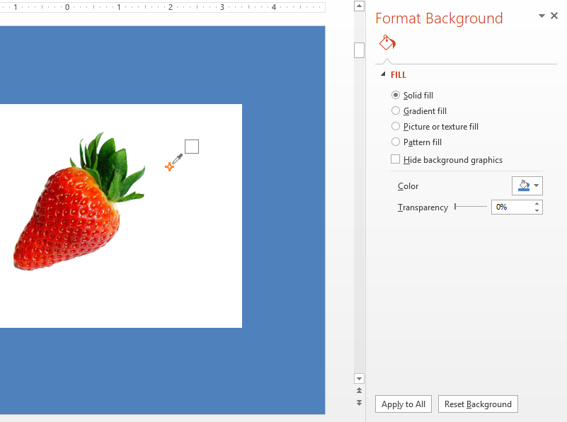 How To Match the Background Color of An Image And a PowerPoint 2013 ...