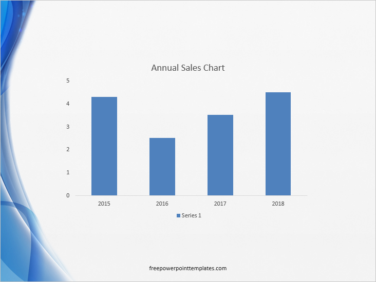 How to Make a Minimalistic Column Graph in PowerPoint 2013 - Free ...