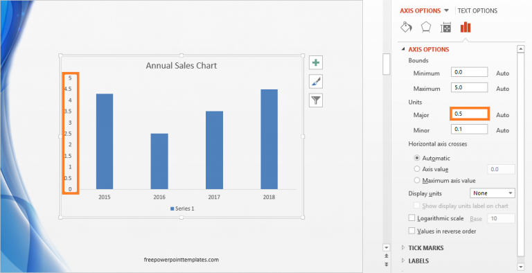 How to Make a Minimalistic Column Graph in PowerPoint 2013 - Free ...