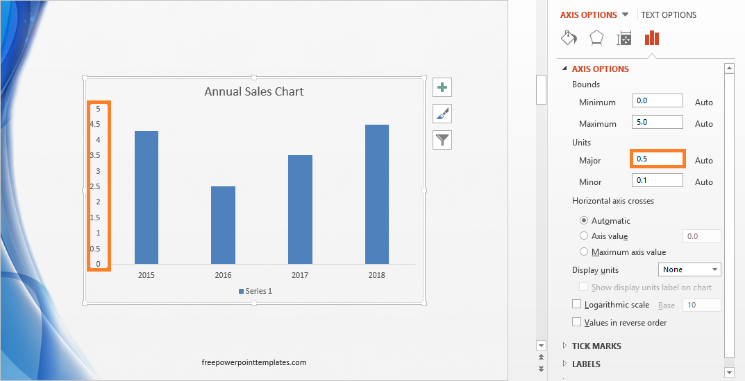 How to Make a Minimalistic Column Graph in PowerPoint 2013 - Free ...