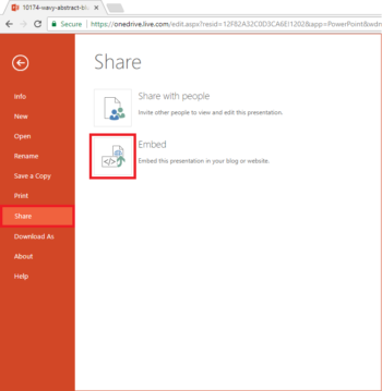 How To Embed PowerPoint Presentations in a Webpage - Free PowerPoint ...