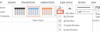How To Apply Borders and Shading in PowerPoint 2013 - Free PowerPoint ...