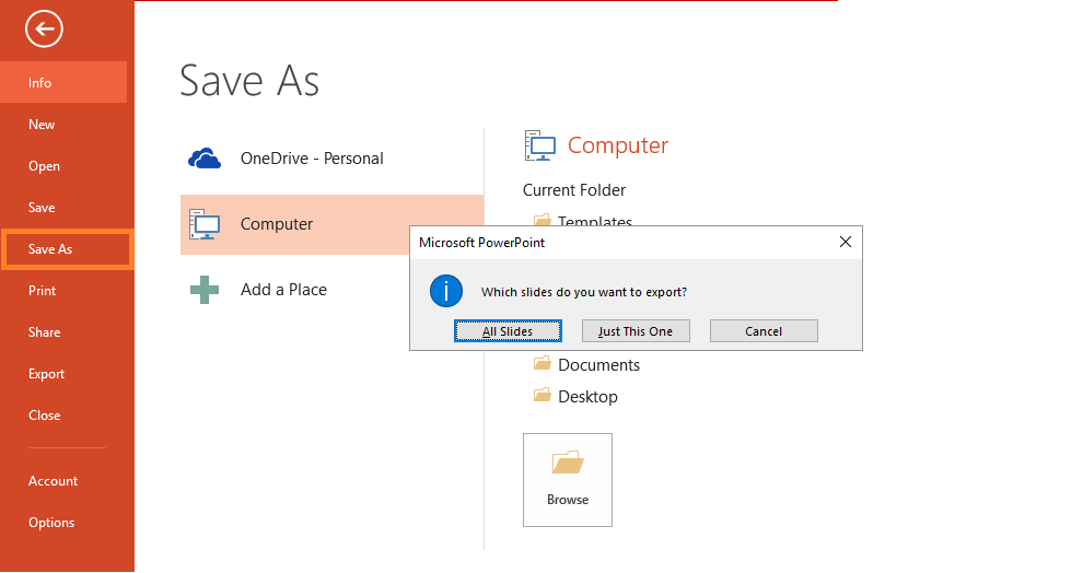 How To Save PowerPoint Slides as Images? - Free PowerPoint Templates