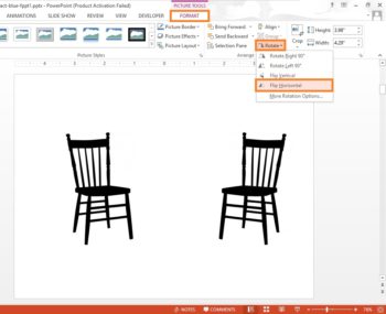 How To Apply Mirror Effect in PowerPoint 2013? - Free PowerPoint Templates