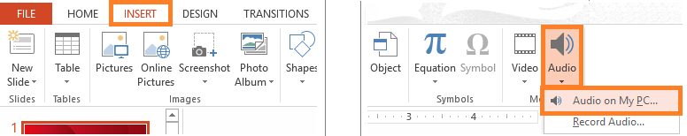 How To Embed Music Files in PowerPoint 2013 and PowerPoint 2016 ...