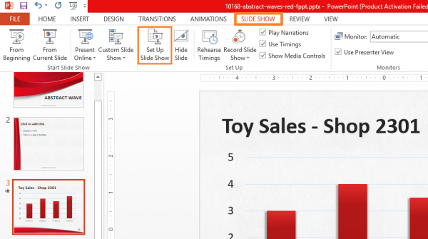 How To Set Manual Slide Timings in PowerPoint 2013 - Free PowerPoint ...