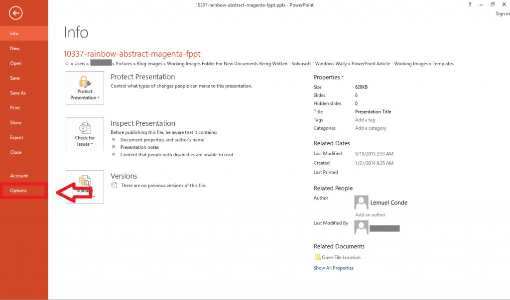How to Recover an Unsaved Presentation in PowerPoint 2013? - Free ...